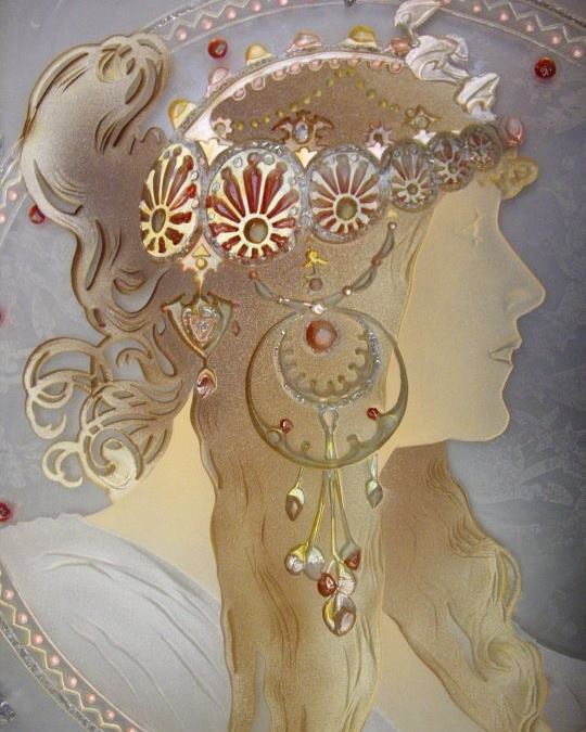 Verres Sablés - France Vitrail International - verre sablé au jet de sable